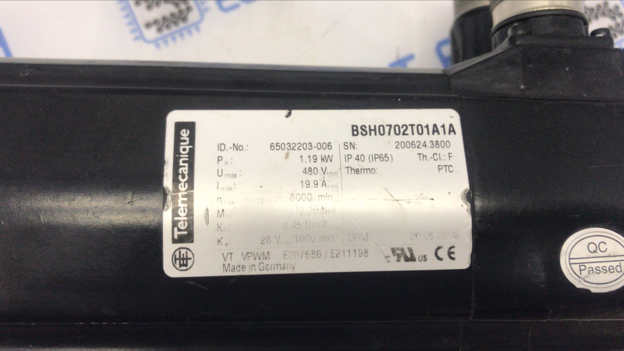 TELEMECANİQUE BSH0702T01A1A SERVO MOTOR - Sinta Elektronik