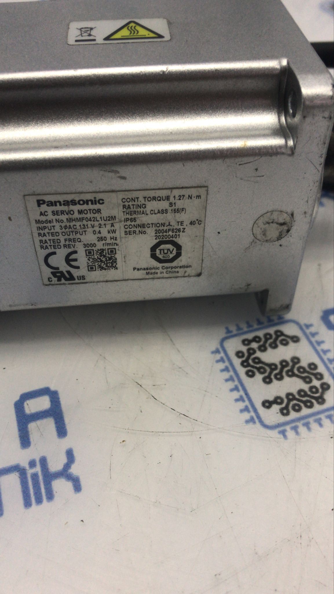PANASONIC MHMF042L1U2M SERVO MOTOR - Sinta Elektronik