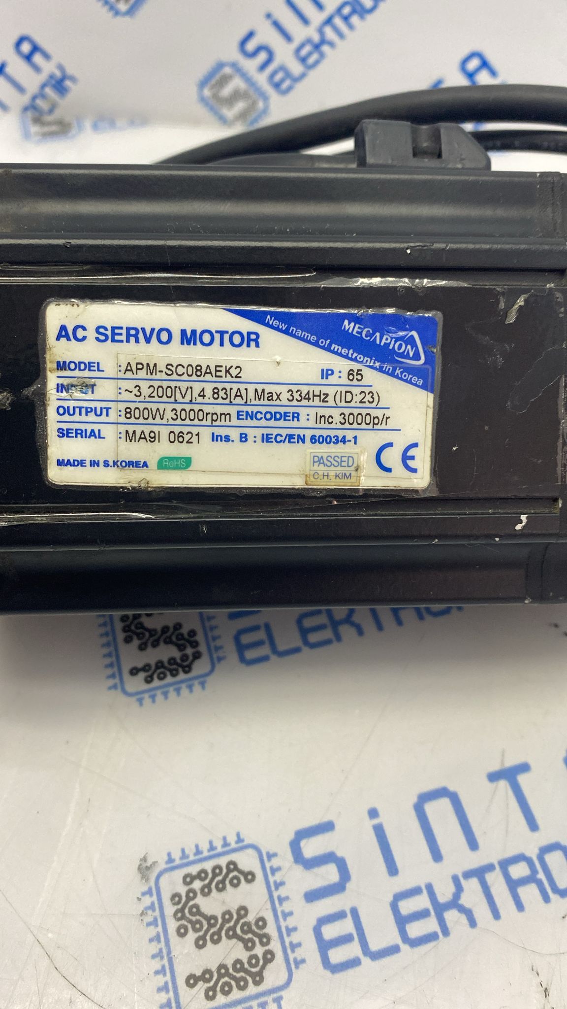 LS APM-SC08AEK2 SERVO MOTOR - Sinta Elektronik