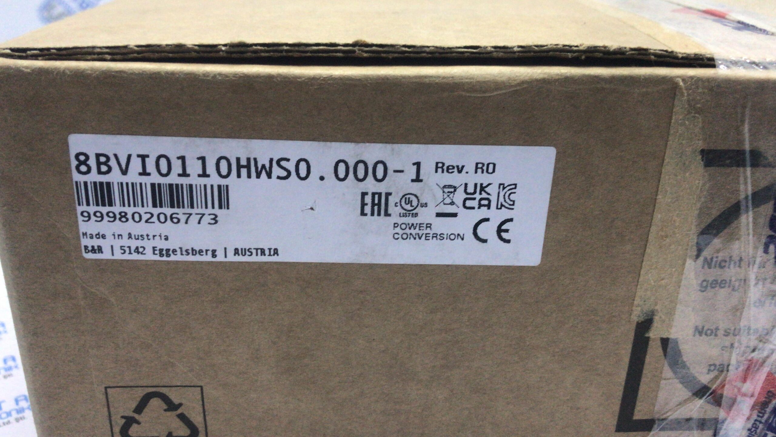 B&R 8BVI0110HWS0.000-1 - Sinta Elektronik