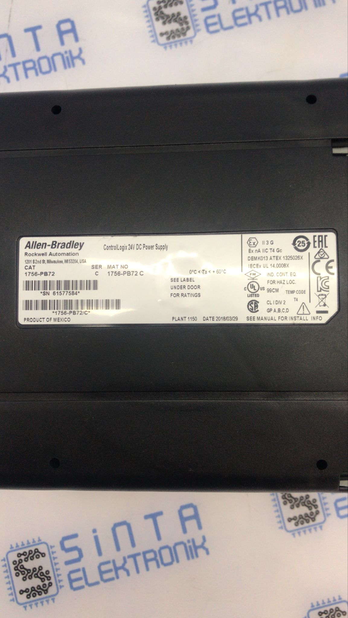 ALLEN-BRADLEY 1756-PB72 - Sinta Elektronik